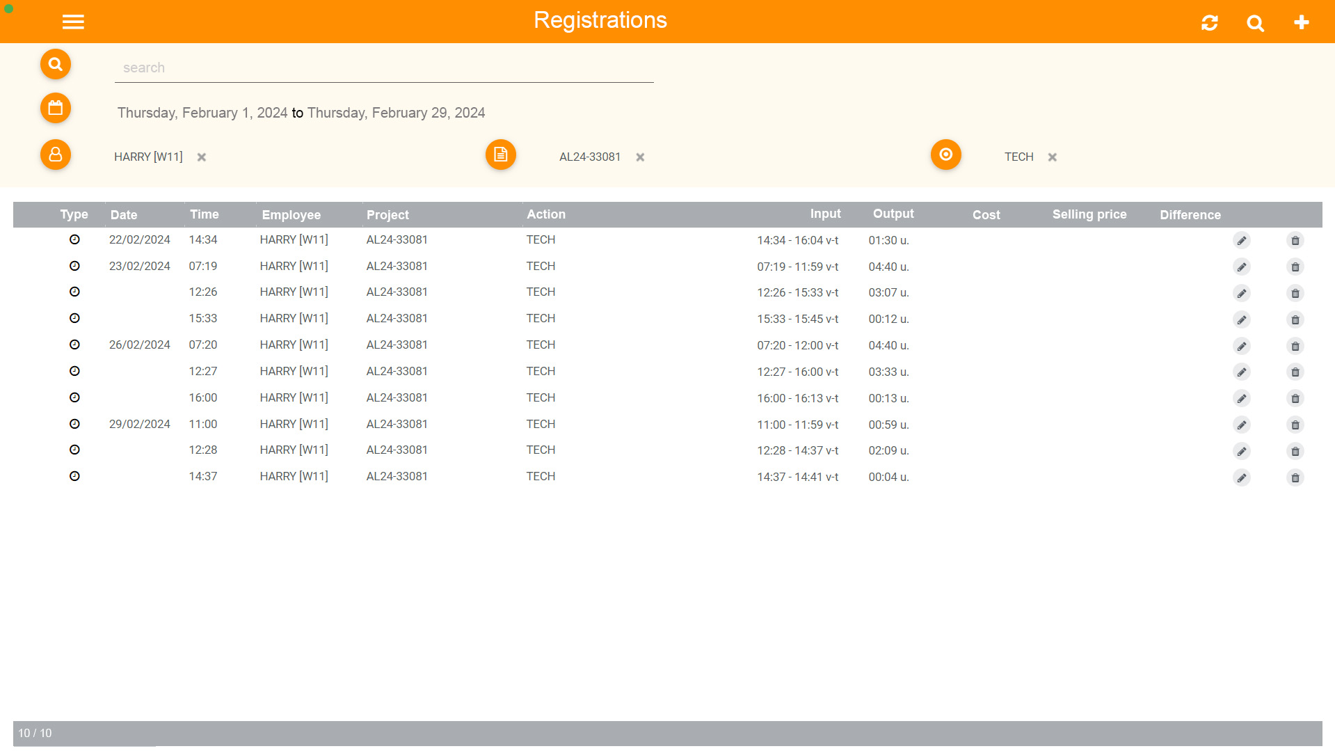 One Two Work | Simple Time Registration